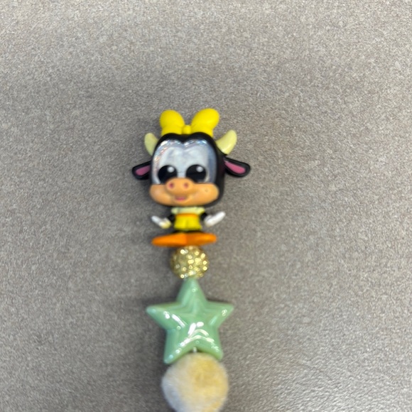 Disney | Office | Disney Doorable Clarabelle Cow Beaded Pen | Poshmark